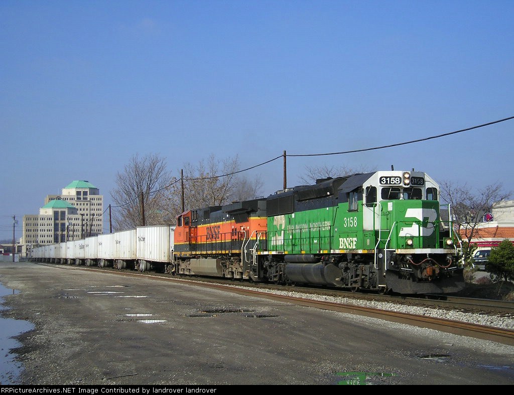BNSF 3158 On NS 251 Eastbound